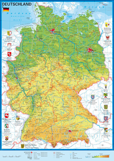 Puzzle Mapa Německa | ZDEKO — internetový obchod s puzzlemi