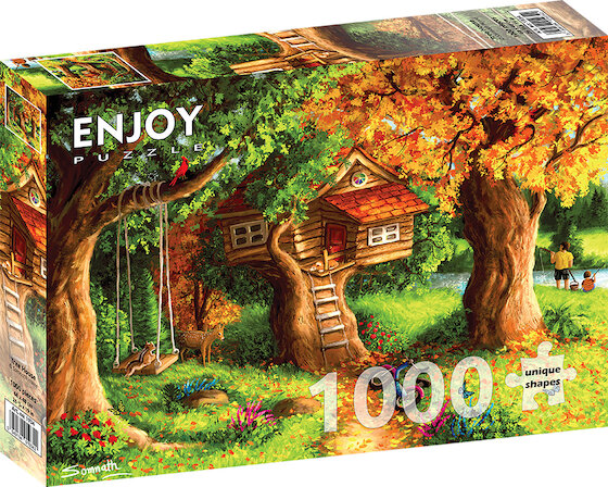 Puzzle Domek na stromě + k objednávce puzzle zdarma | ZDEKO ...